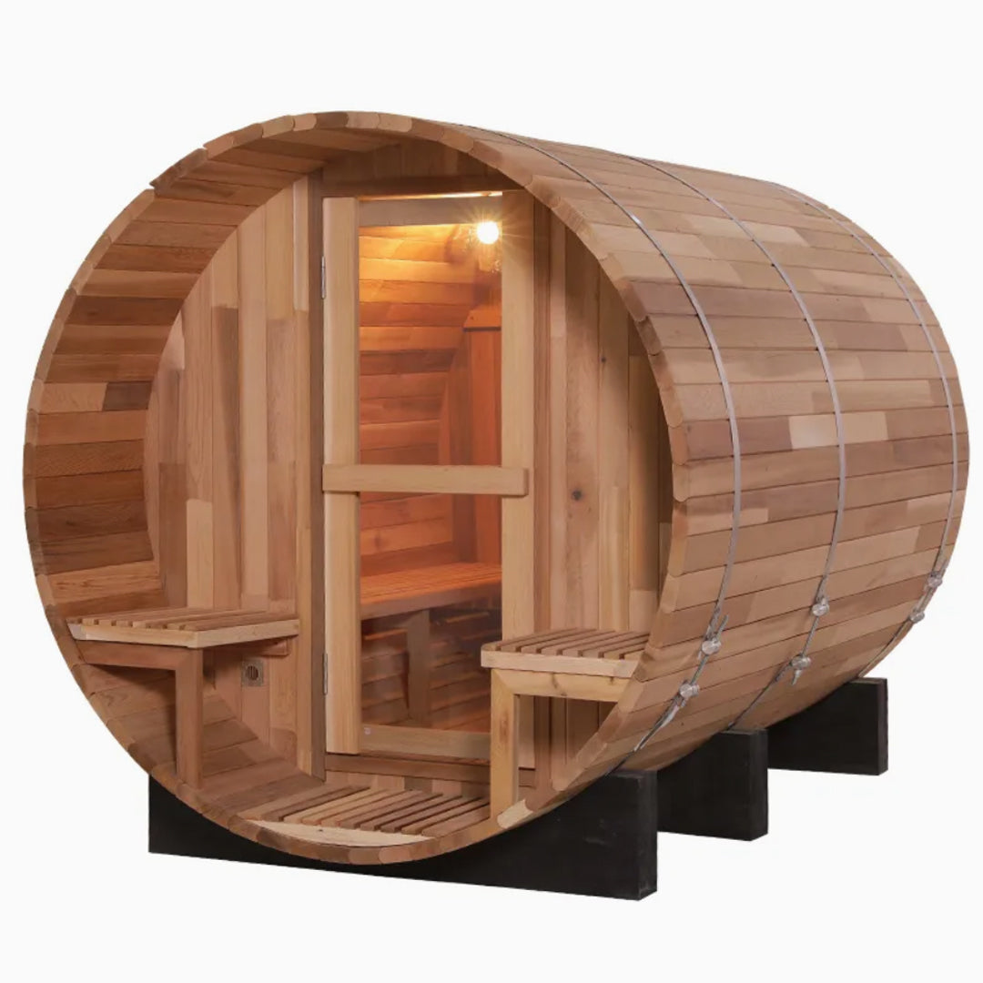 Barrel Sauna 6-8 pers. – NordicLife Spas & Sauna